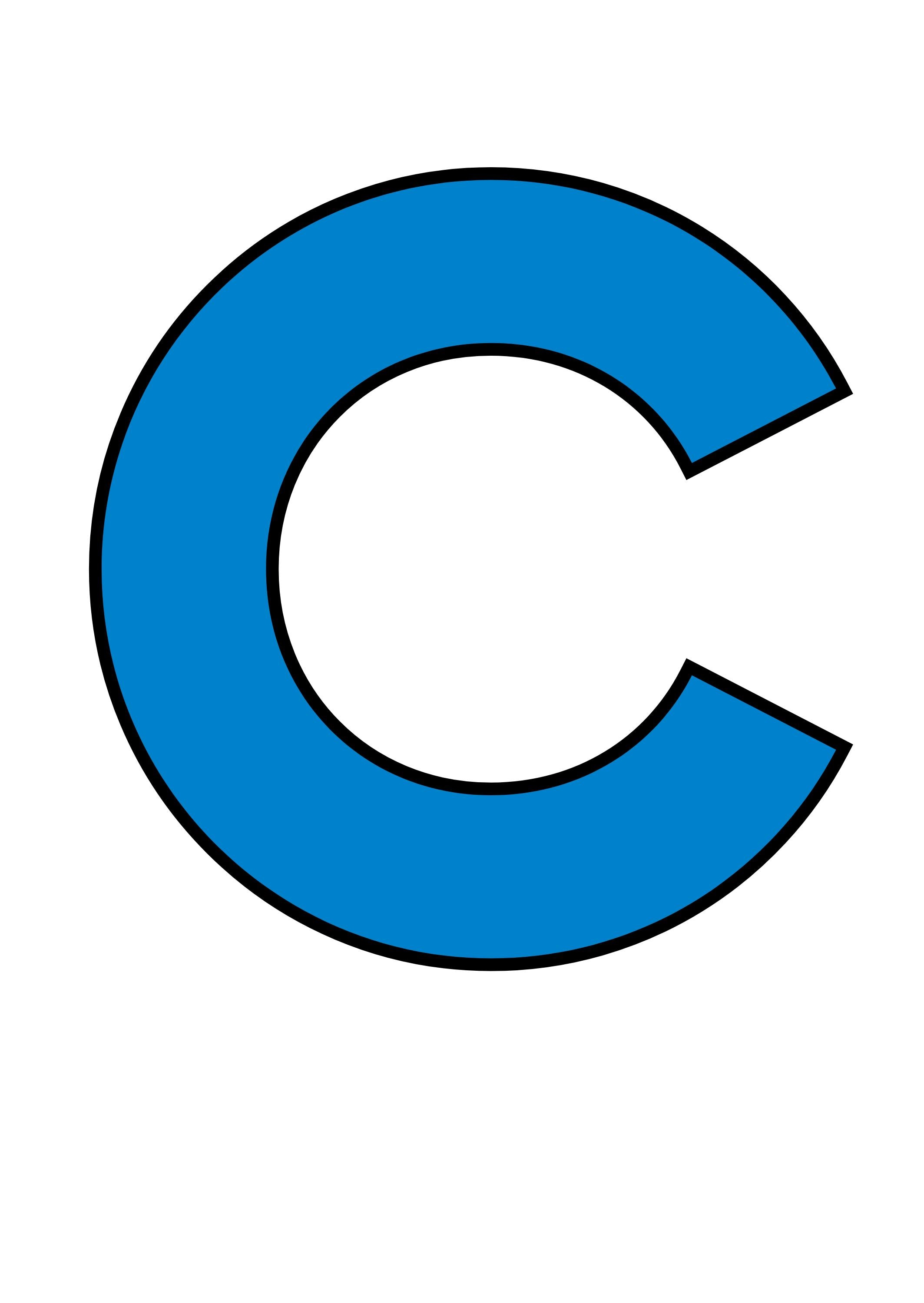 Large Printable Letters |10 Inch Color Png & PDF | ABC Capital Alphabet ...