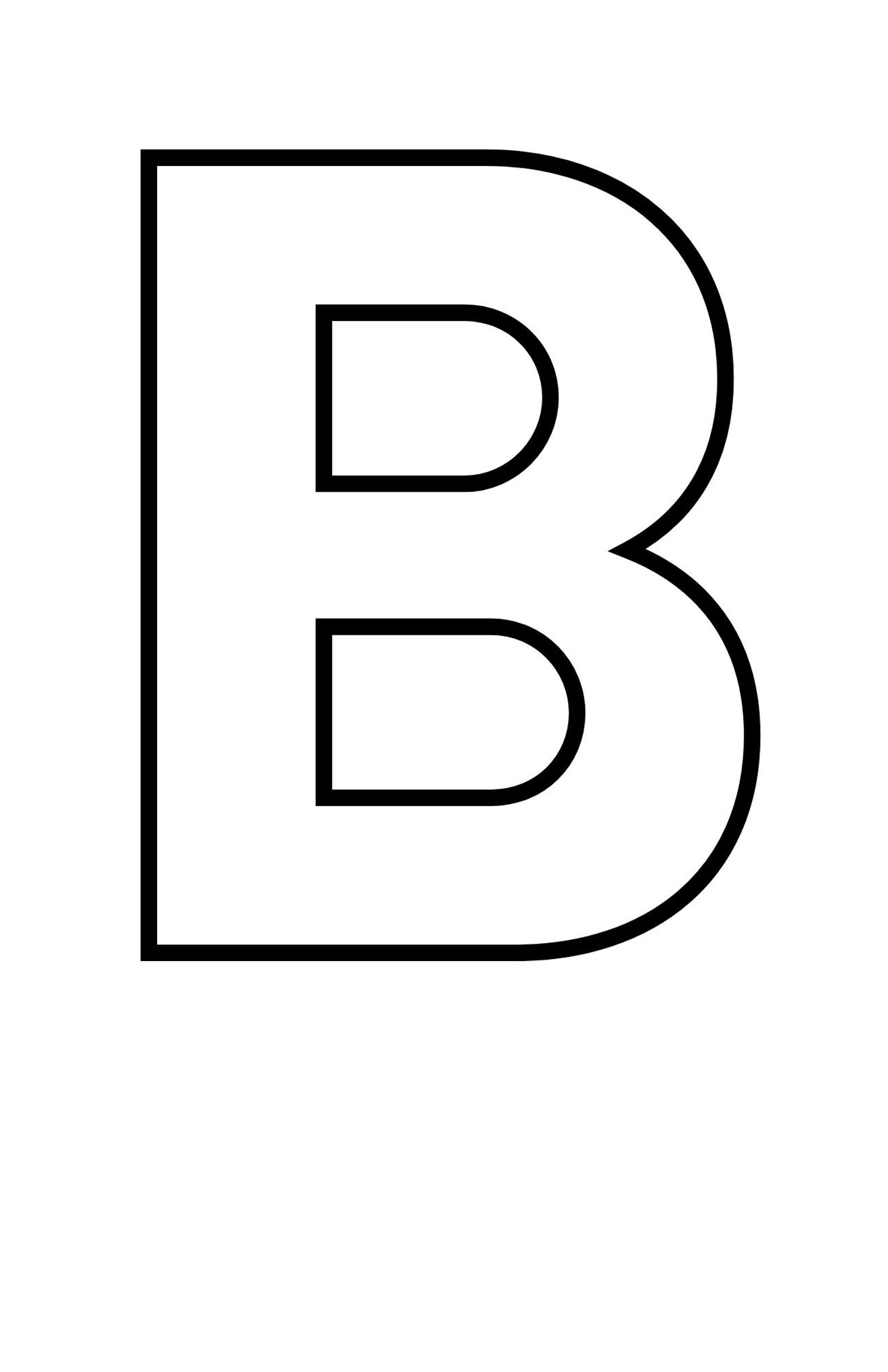 Large Printable Letters 10 Inch Template ABC Capital Alphabet and ...