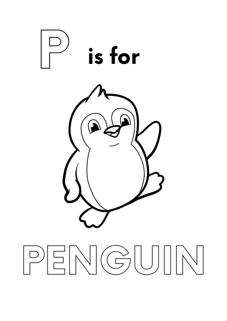 Alphabet Coloring| A to Z Printable Pages | Educational ABC PDF ...