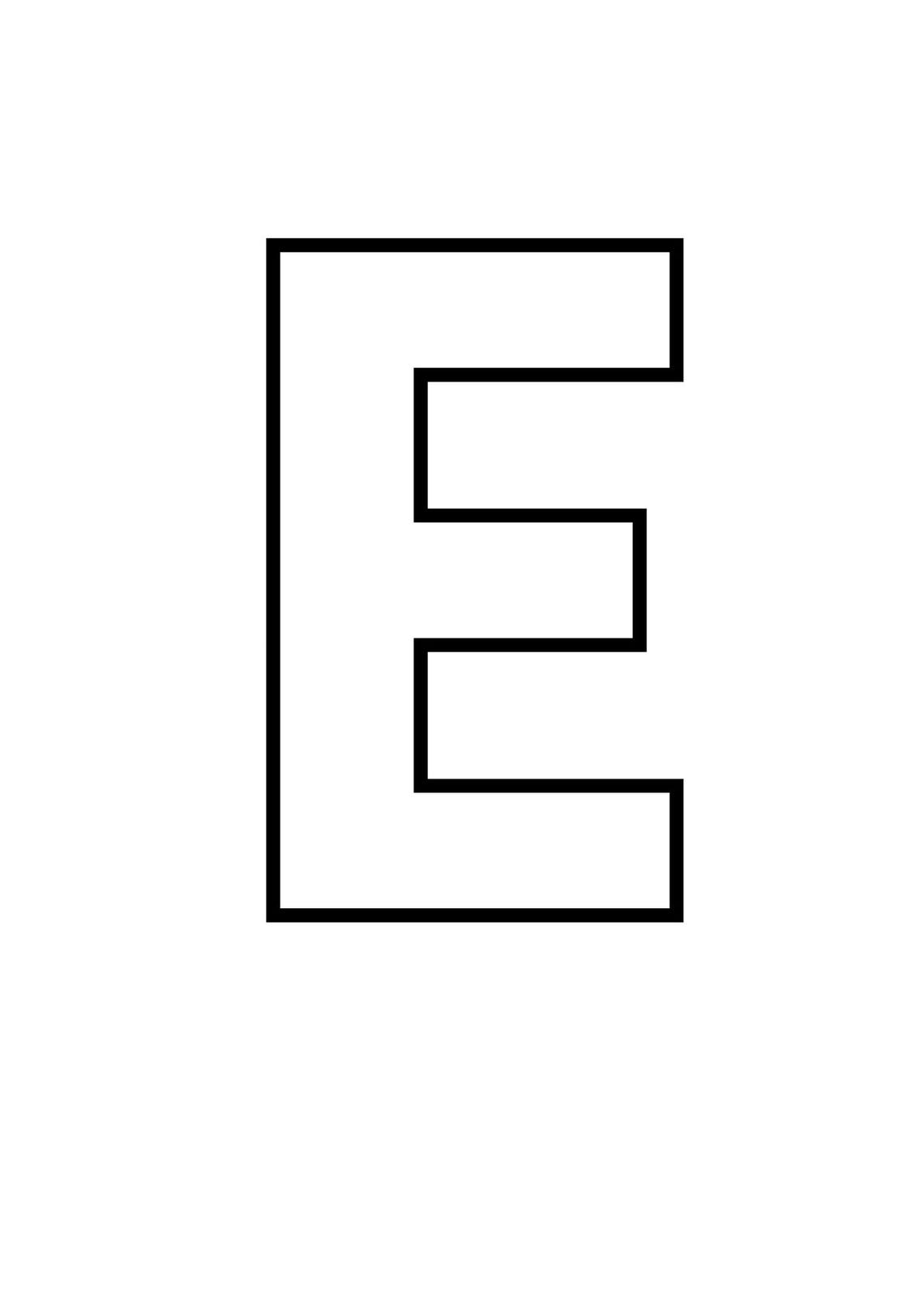 Printable ABC Capital Letters Numbers 0-9 Large Alphabet Templates for ...