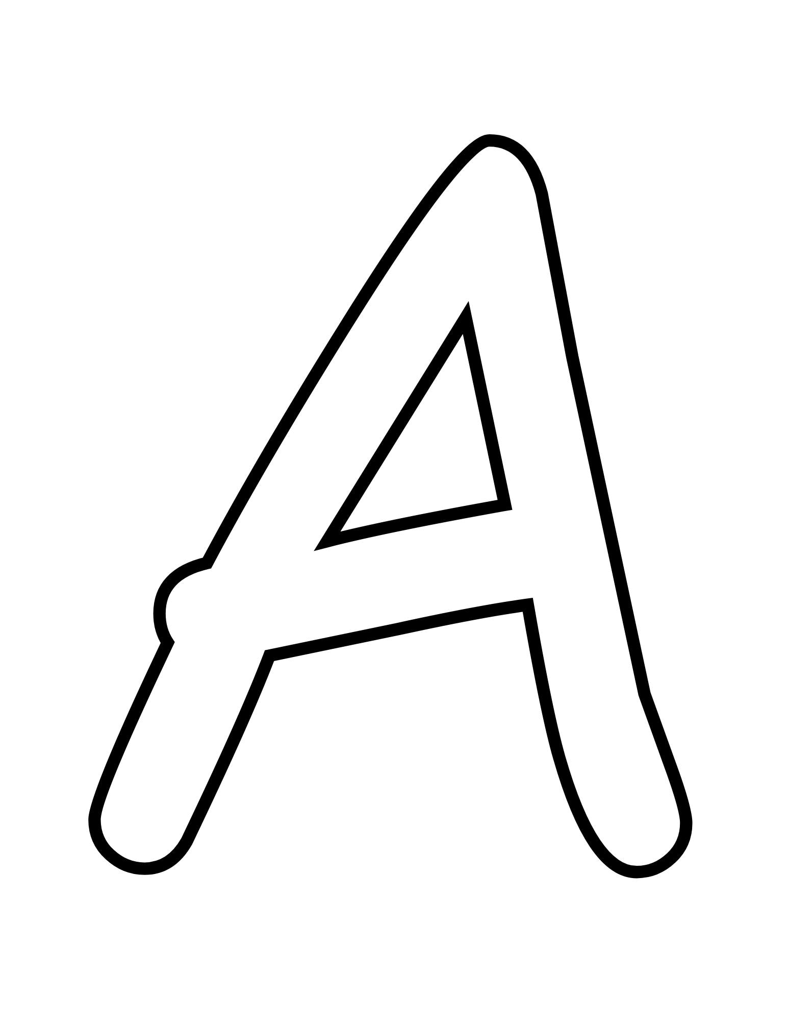 Large Bubble Alphabet and Number Template| Upper and Lower Case ...