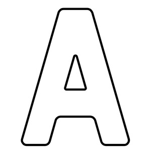Large Bubble Alphabet |10-inch Uppercase Letters and 0-9 Numbers ...