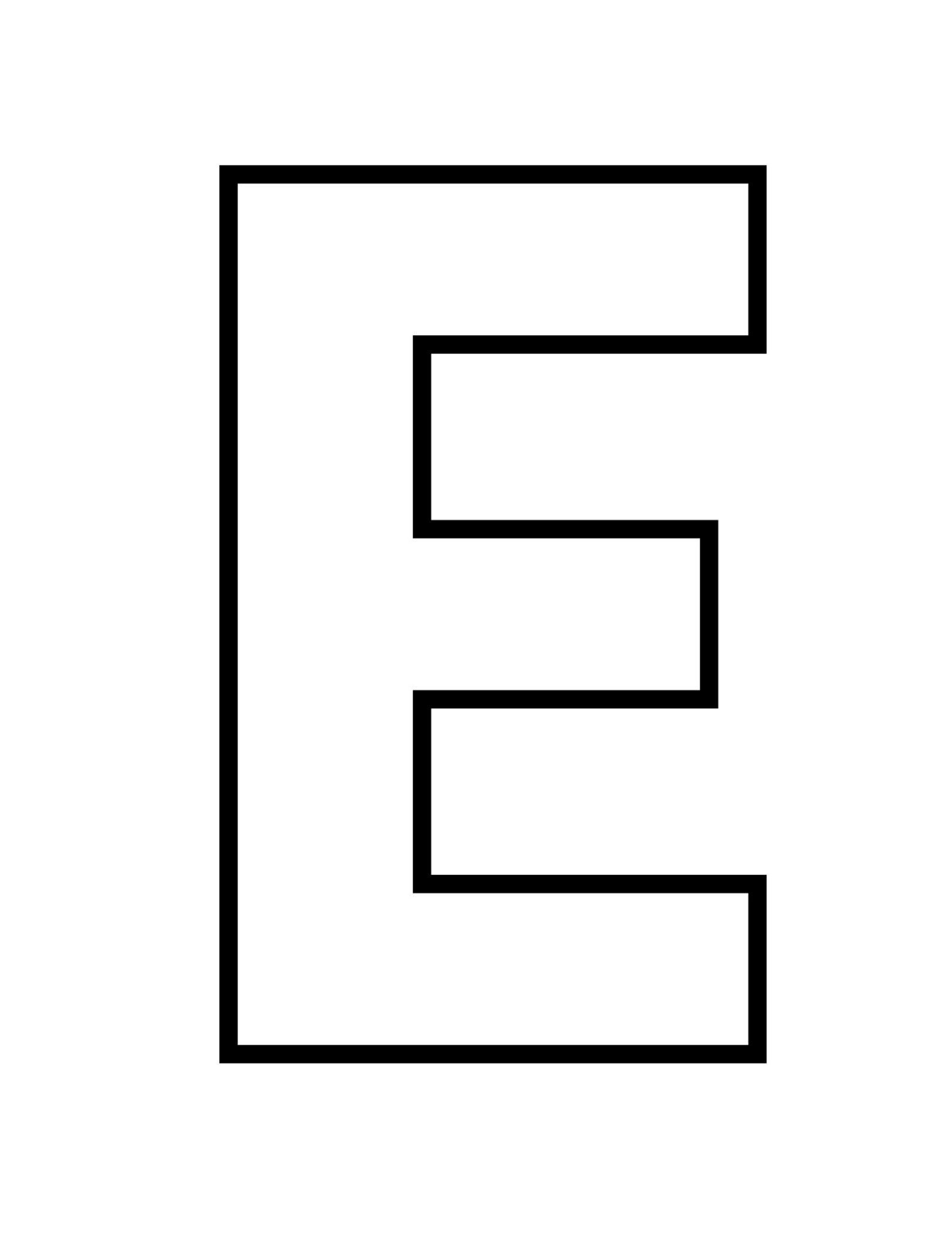 Large Printable ABC Uppercase Capital Letters Numbers 0-9| Alphabet ...