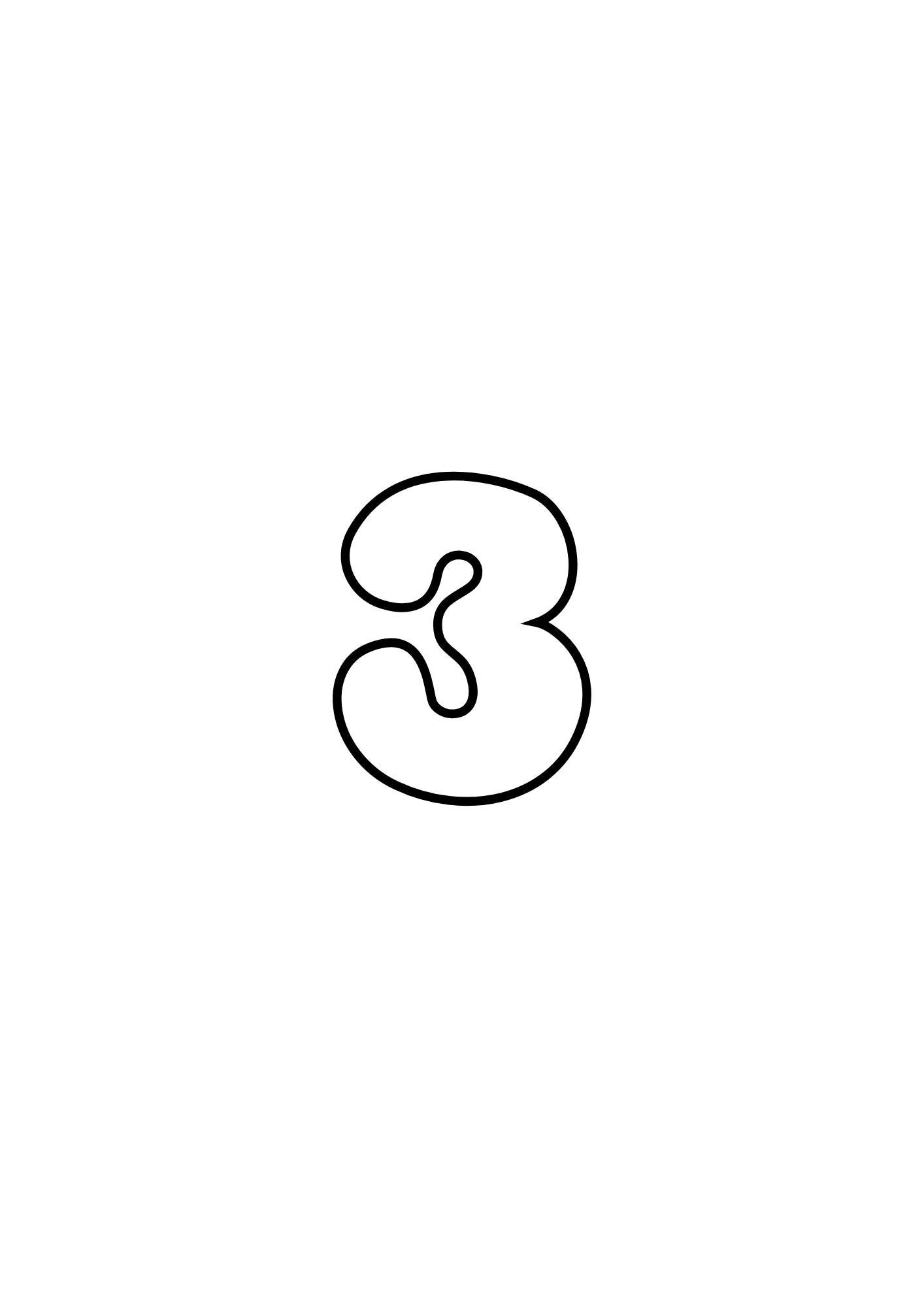 Small Bubble Alphabet Letters and Numbers 0-9| Number Templates ...