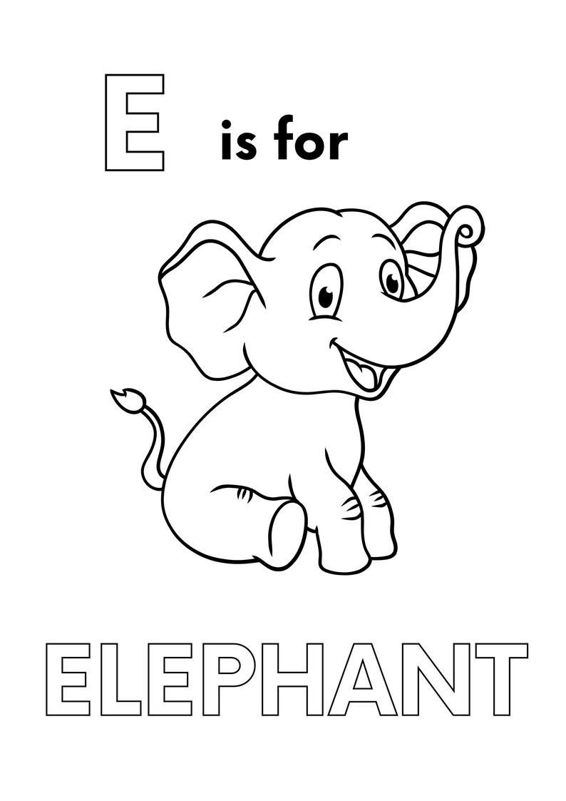 Alphabet Coloring| A to Z Printable Pages | Educational ABC PDF ...