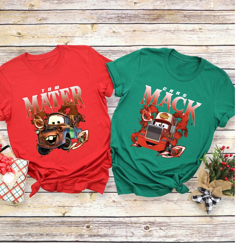 Vintage Disney Cars Characters Shirts, Vintage Cars Matching Shirt ...