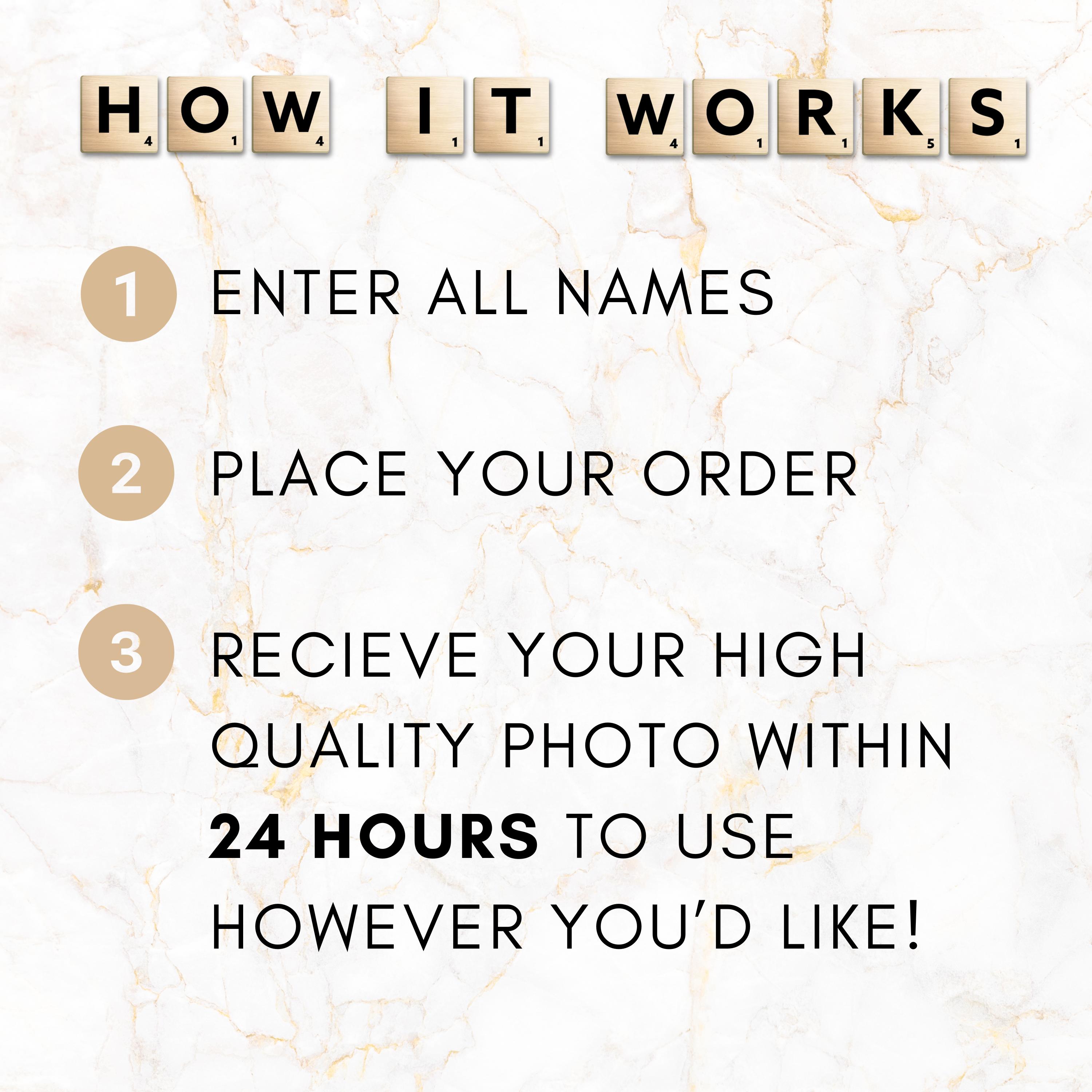 Personalized Scrabble Name Digital Download. Perfect for Any Surface ...