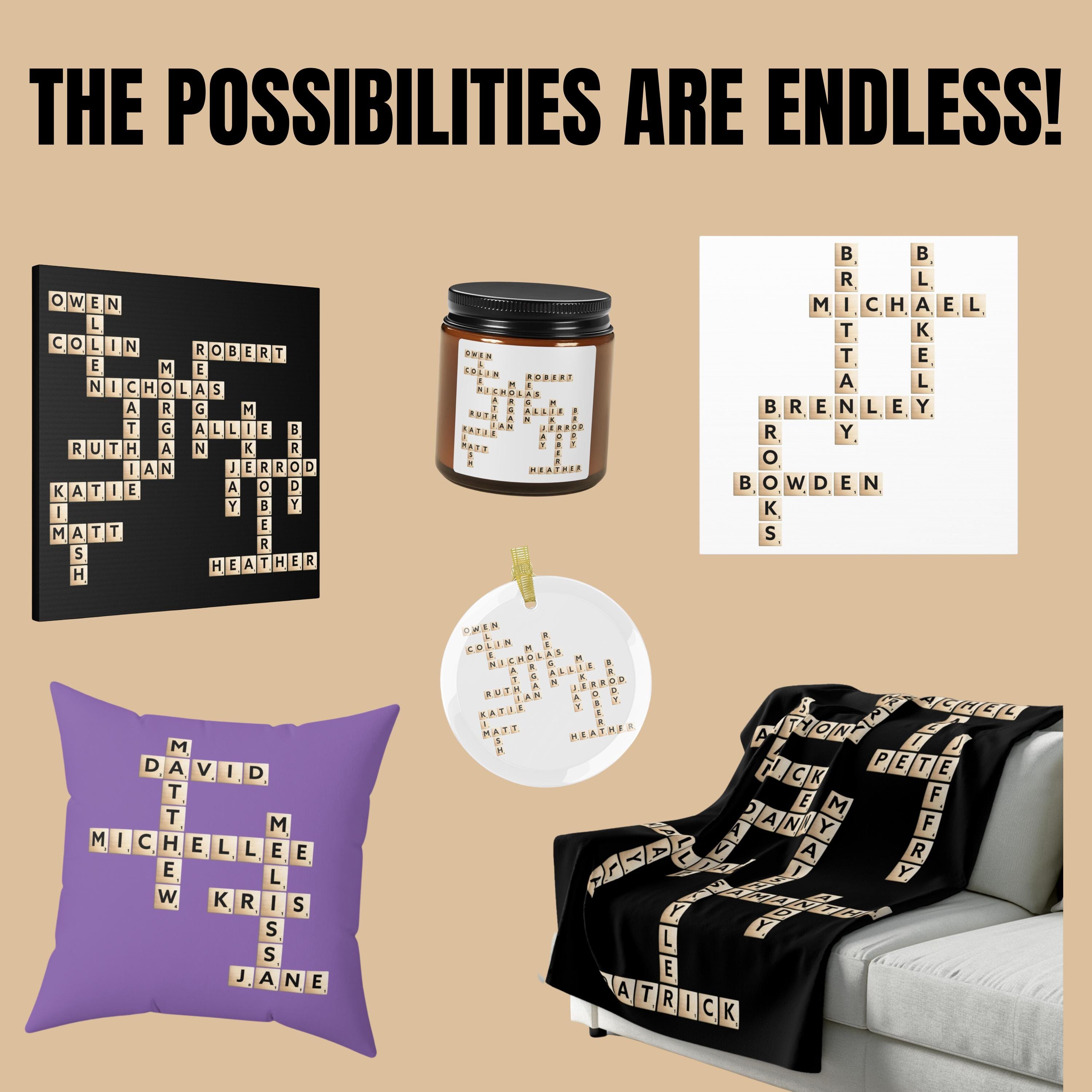 Personalized Scrabble Name Digital Download. Perfect for Any Surface ...