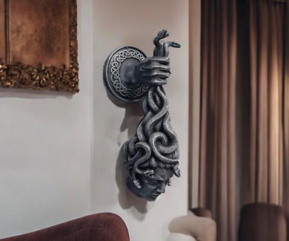 Cursed Gorgon Sisters Gothic Gargoyle Medusa Wall Accent Unique Greek Mythology Decor - Etsy