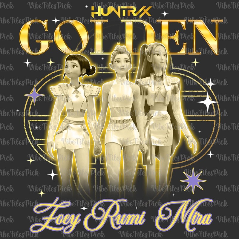 Huntrix Golden Clipart - Etsy