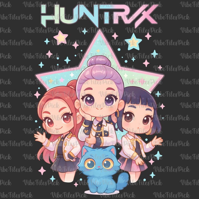 Huntrix Chibi - Etsy