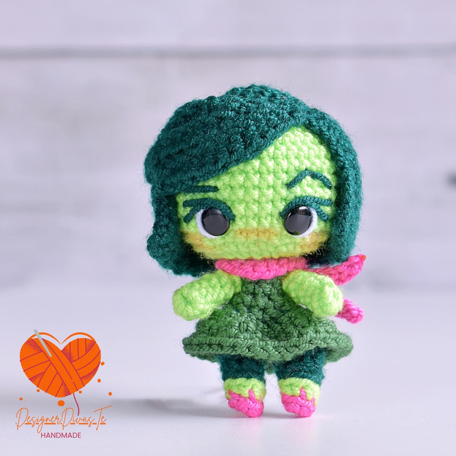 Disgust Inside Out Crochet Pattern, Disgust Cartoon Inside Out Crochet ...