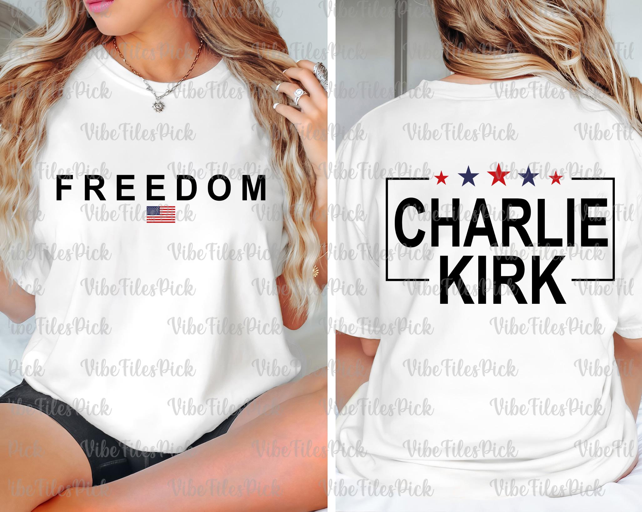 A True Patriot Charlie Kirk Bundle Svg Png, 100+ Memorial Charlie Kirk ...