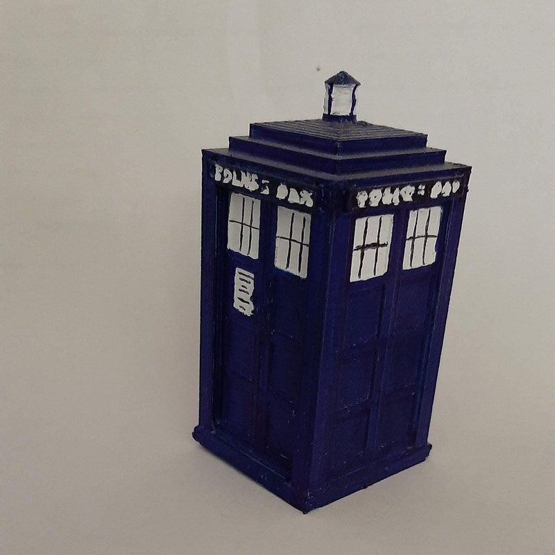 Tardis Cake Topper - Etsy
