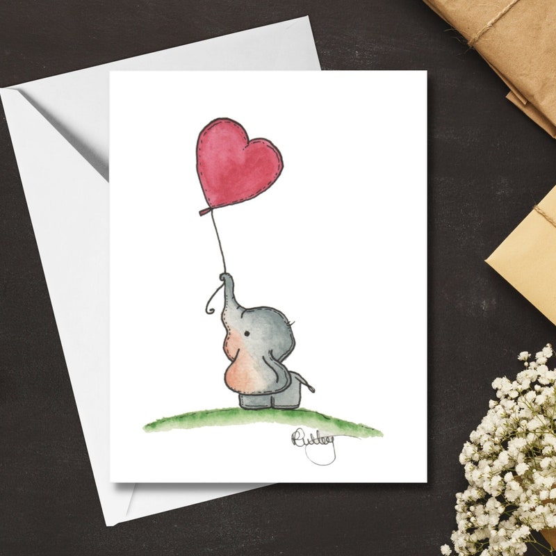 Elephant Cards - Etsy
