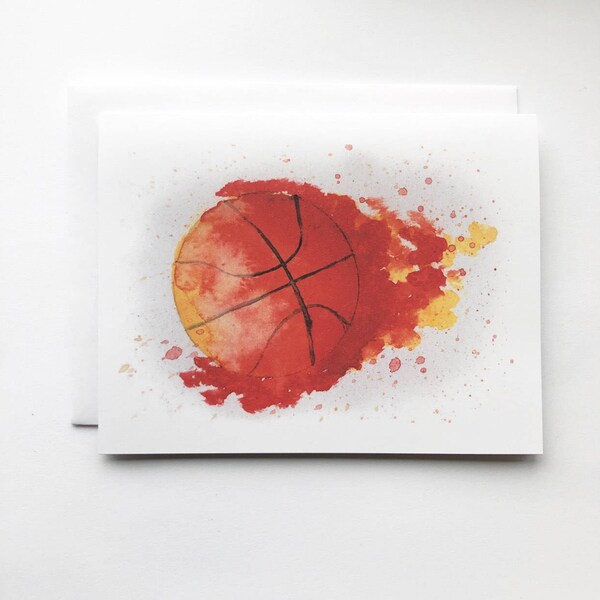 Basketball Congratulations Card - Etsy