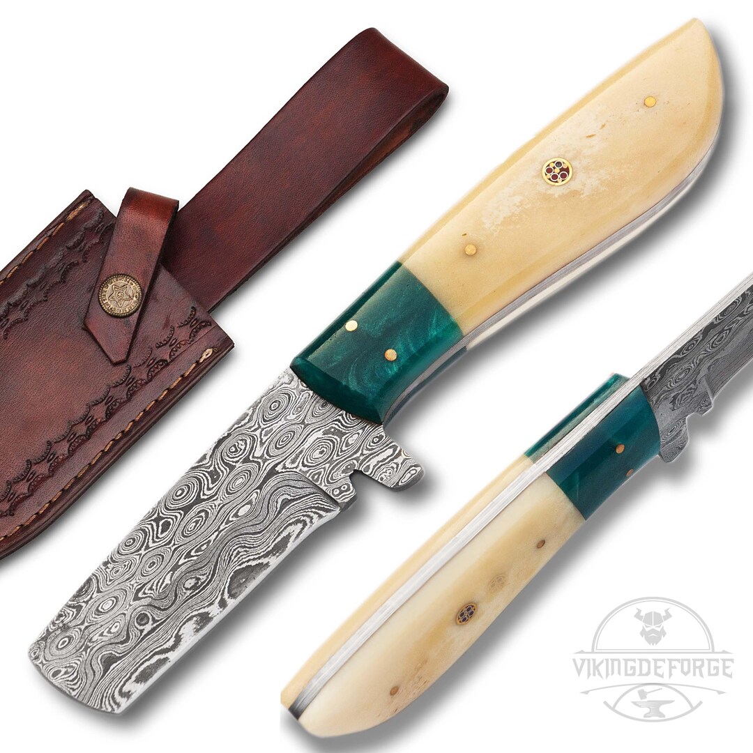 Raindrop Tanto Bone Handle Everyday Carry Collectible Modern Fixed ...