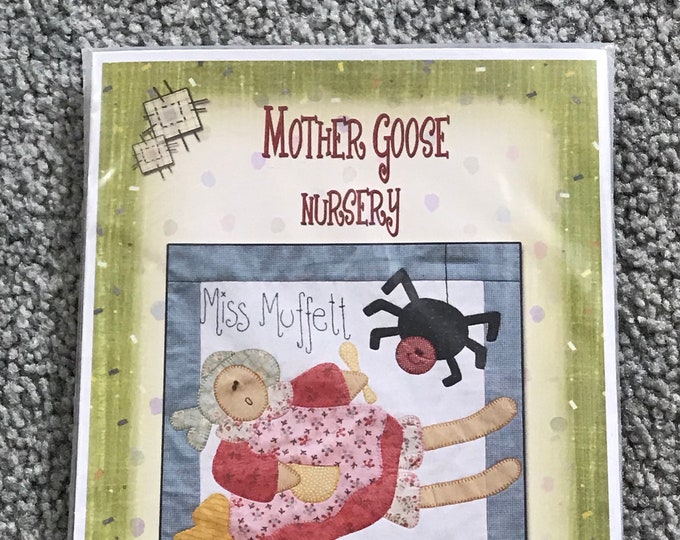 Mother Goose—nursery Rhyme—quilt Block Kit—sealed—miss Muffet—block #6 ...