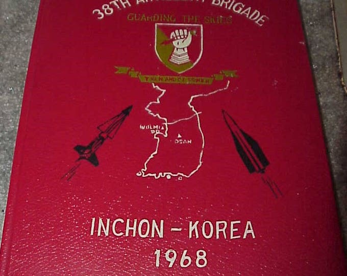 Vintage--1968--inchon, Korea--38th Artillery Brigade--aadcp #2 ...