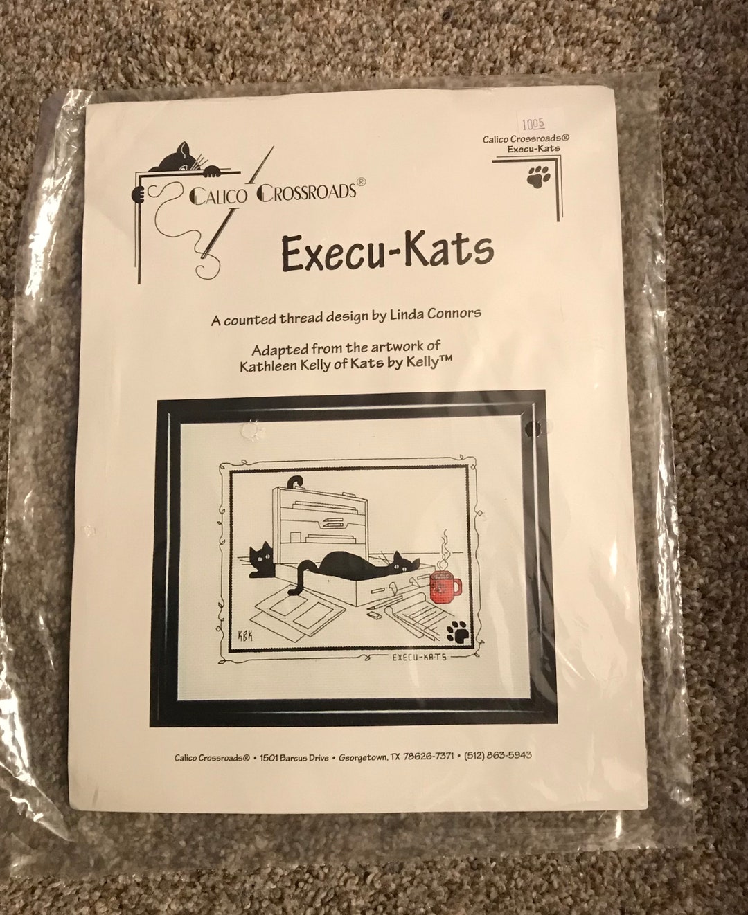Calico Crossroads—kit—counted Cross Stitch—execu-kats—sealed Kit—out of ...
