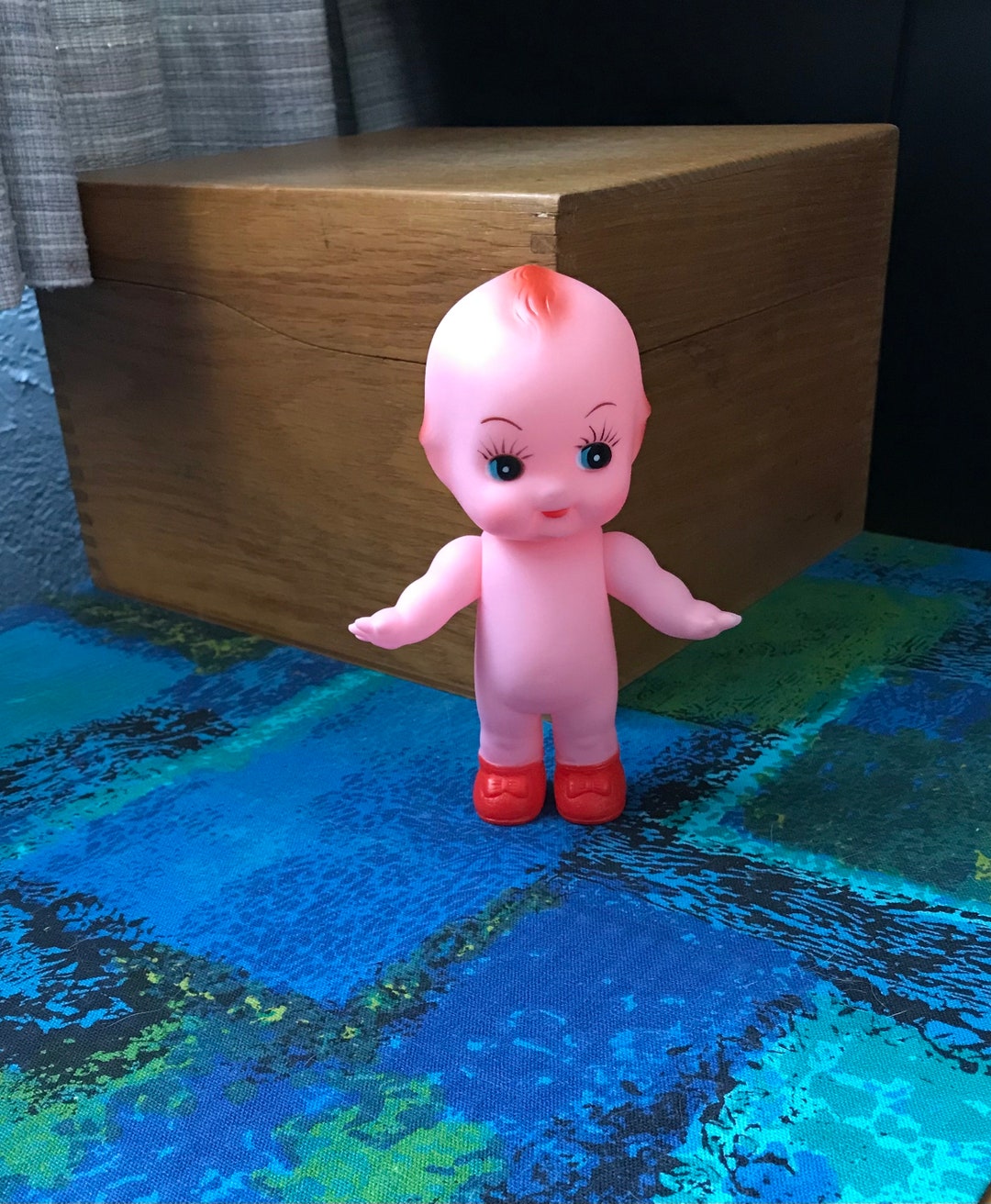 Vintage—kewpie Doll—with Red Shoes—stand 6”—with Squeaker - Etsy