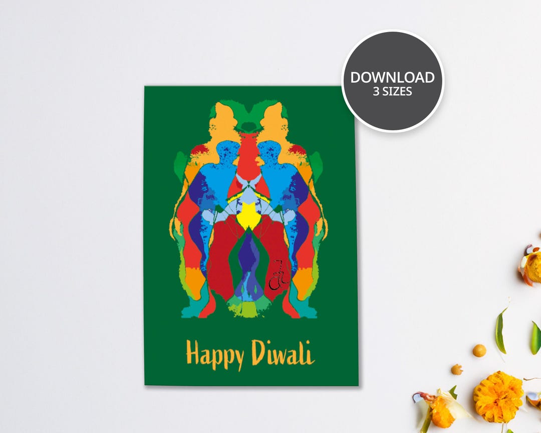 Diwali Greetings Card Diwali Card Printable Digital Diwali Cards ...