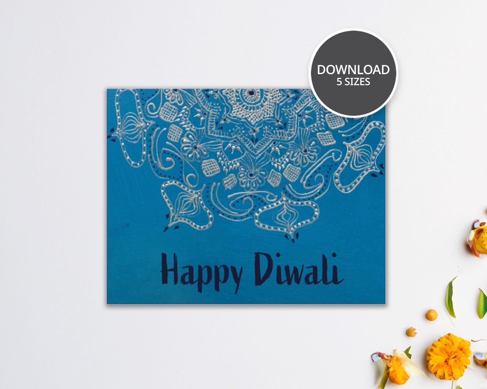 Happy Diwali Card Diwali Card Printable Digital Diwali Cards Printable ...