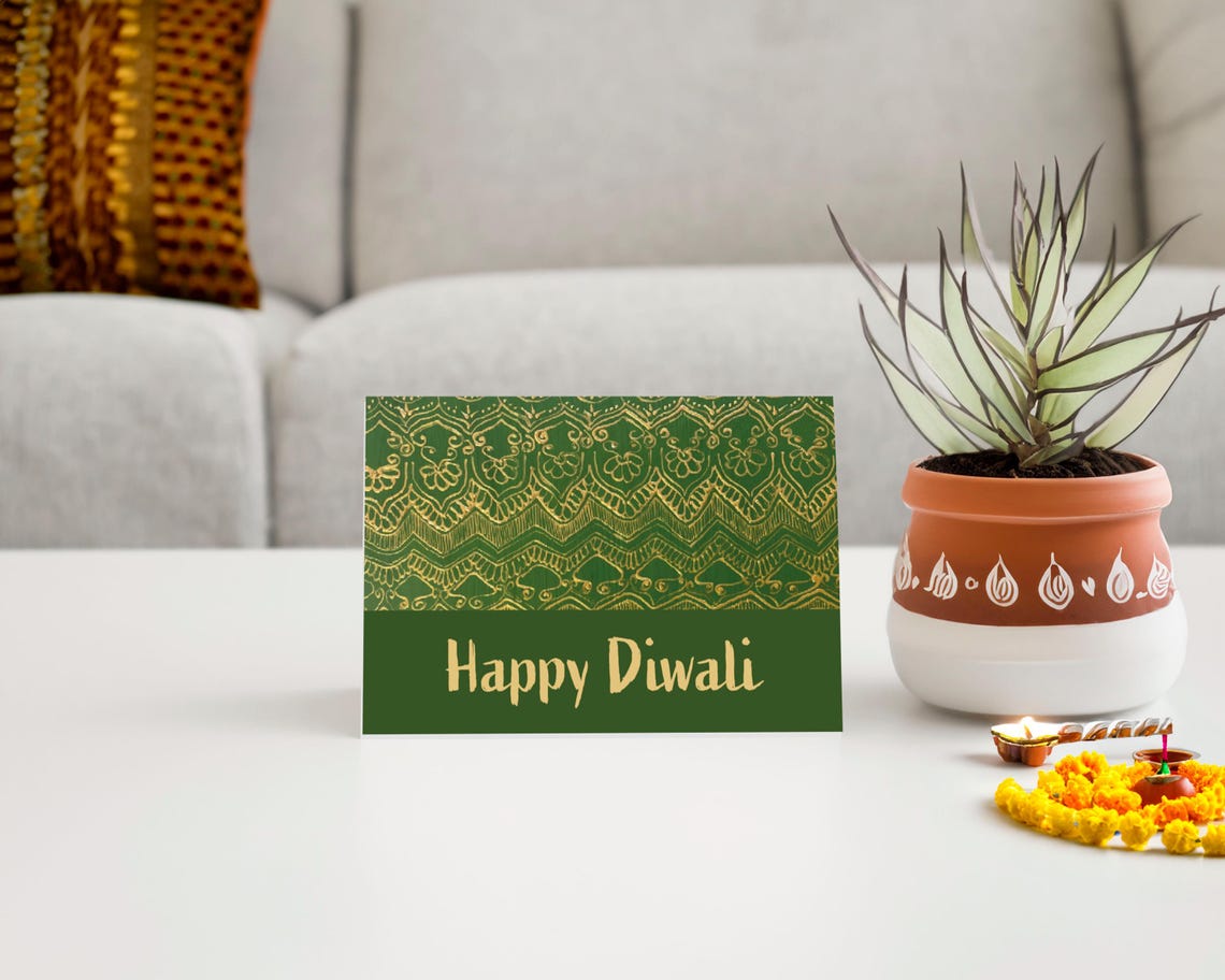 Printable Diwali Card Diwali Card Printable Digital Diwali Cards ...