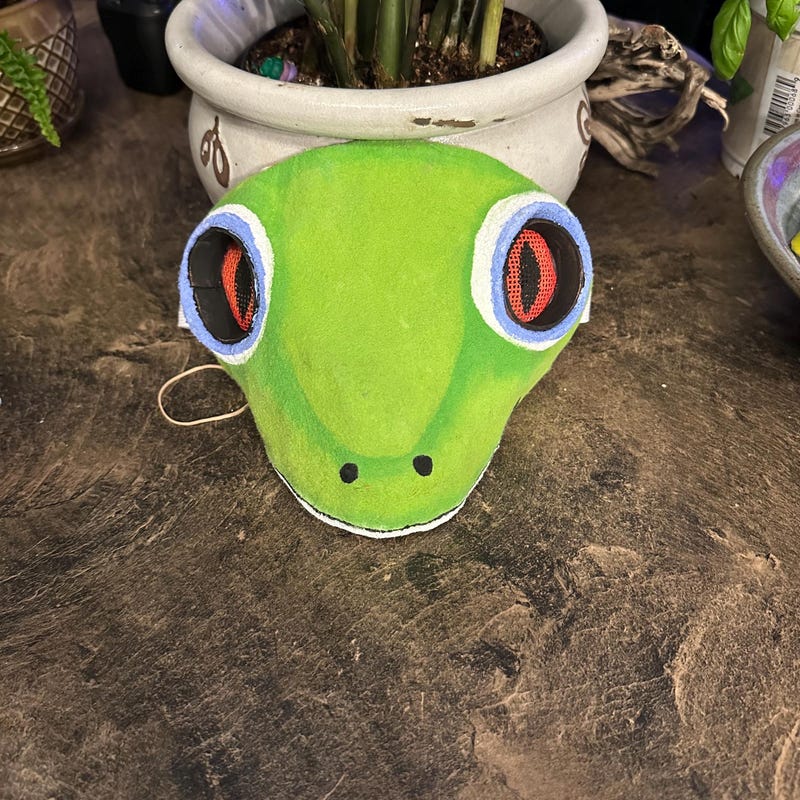 Frog Mask - Etsy