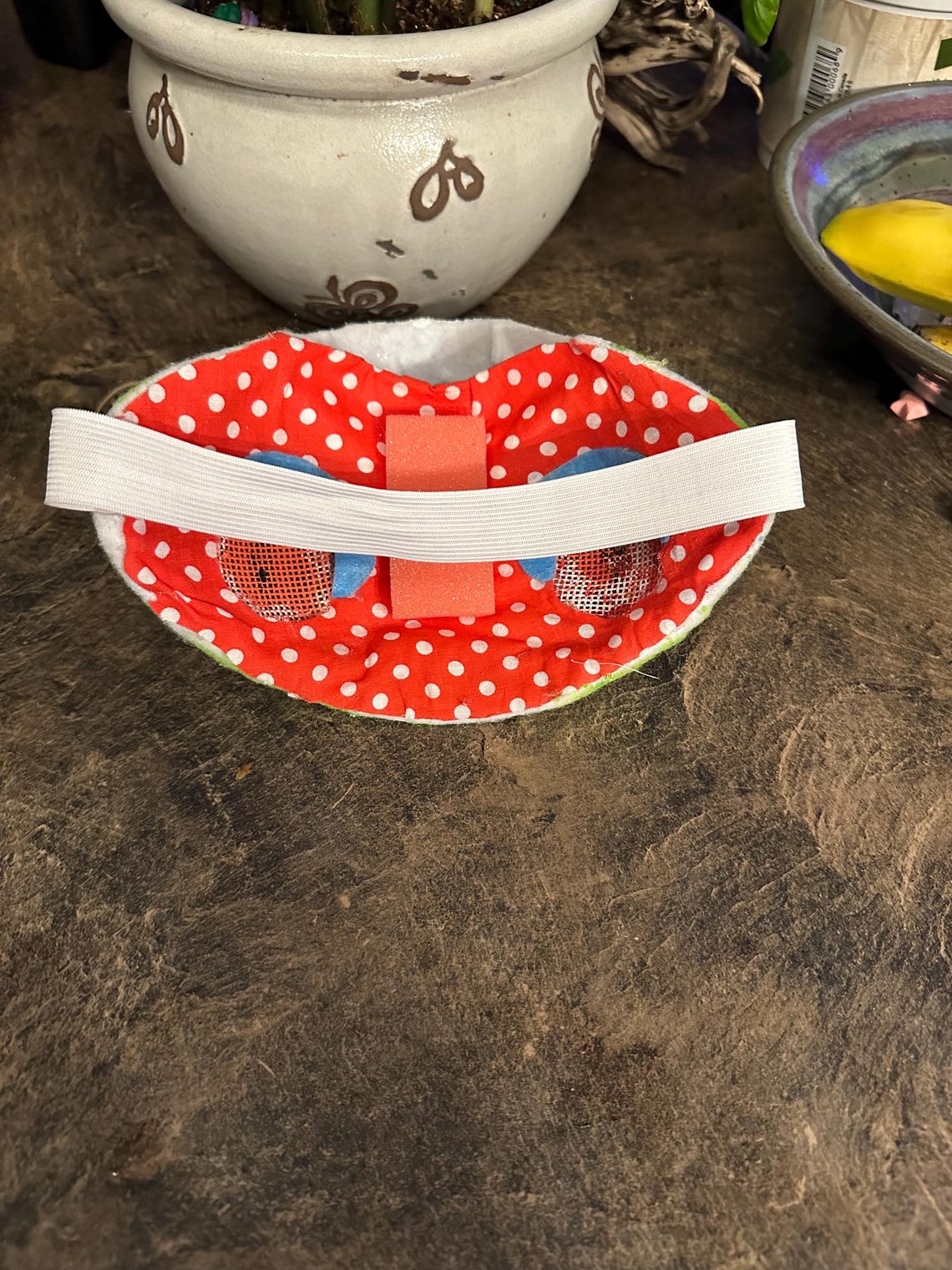 RARE Handmade Green Tree Frog Mask. Made With Care and Love. Free ...