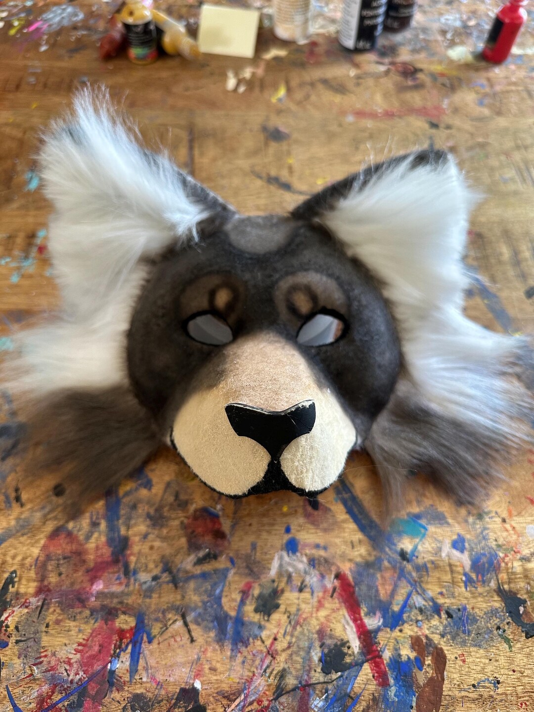 Lone Wolf Mask. Made With Care and Love. Free Shipping!!! - Etsy