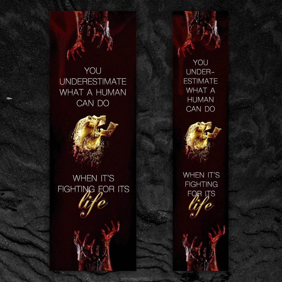 Printable Digital Bookmark - When Dead Men Bleed Quote - Etsy