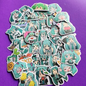 Hatsune Miku Vocaloid Chibi Stickers Mystery Bundle Set for Notebook ...