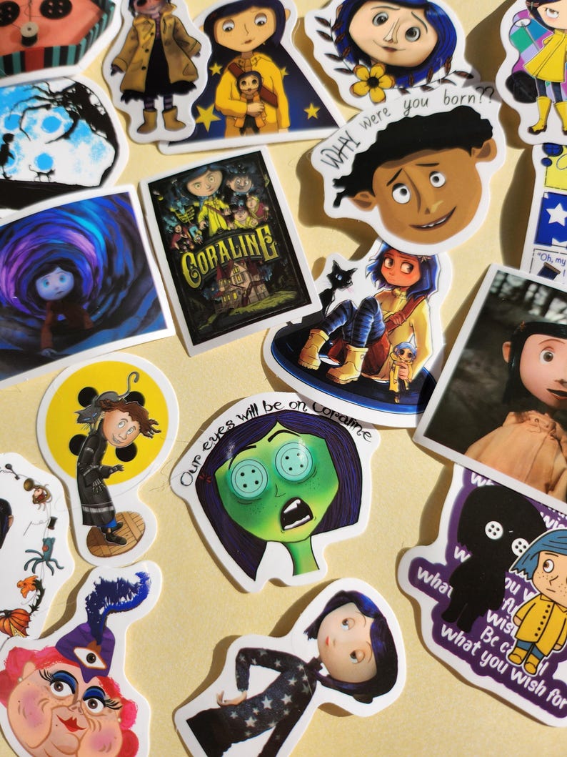 Coraline Vinyl Stickers Mystery Set - Etsy