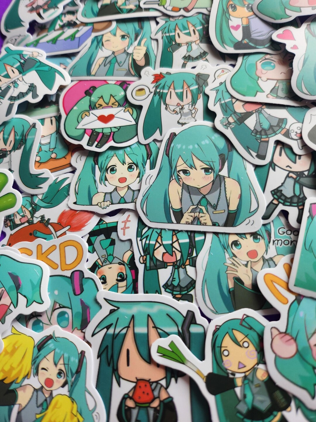 Hatsune Miku Vocaloid Chibi Stickers Mystery Bundle Set for Notebook ...