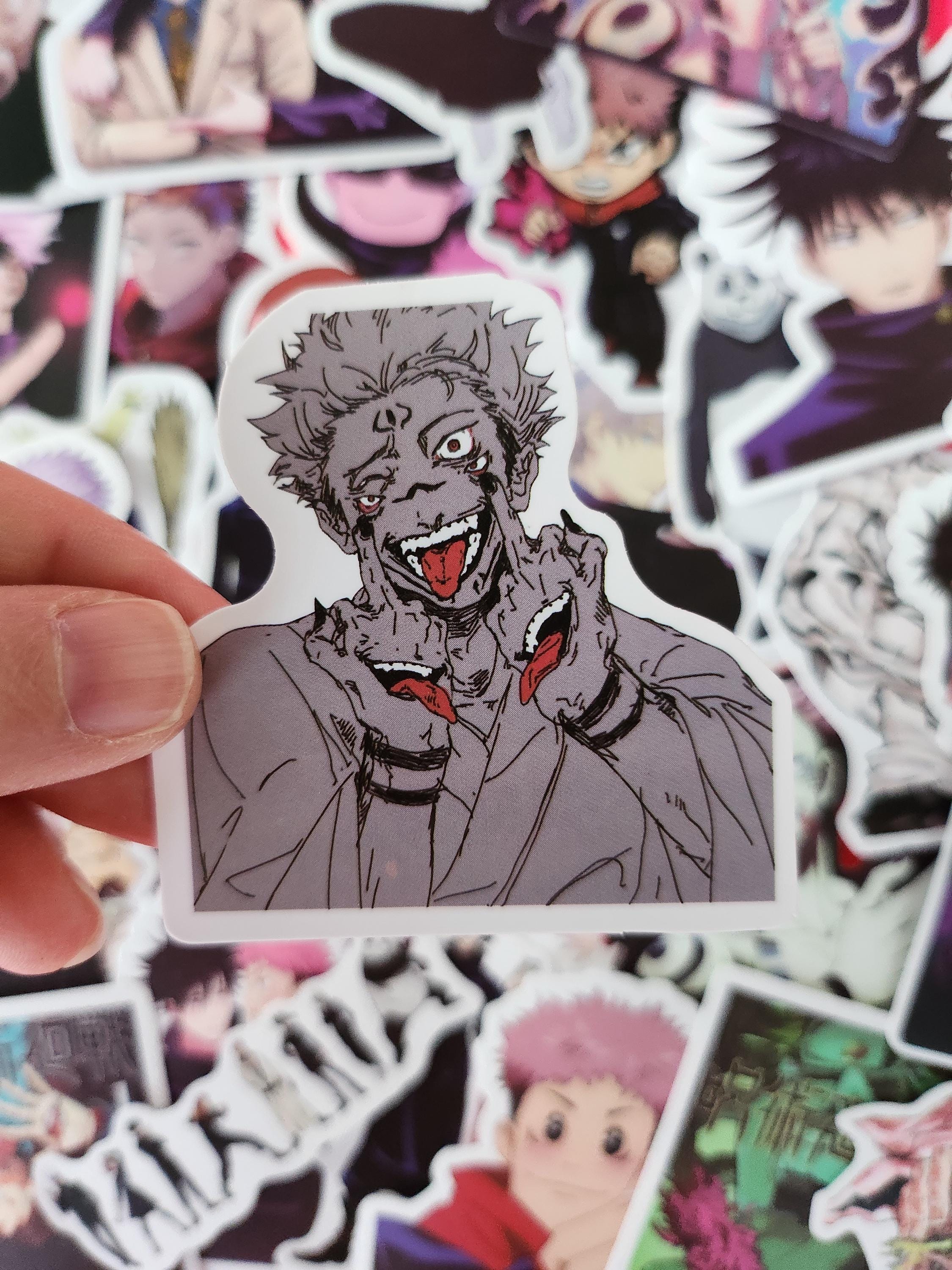 Jujutsu Kaisen Anime Stickers for Laptop, Journal, Scrapbook, Water ...