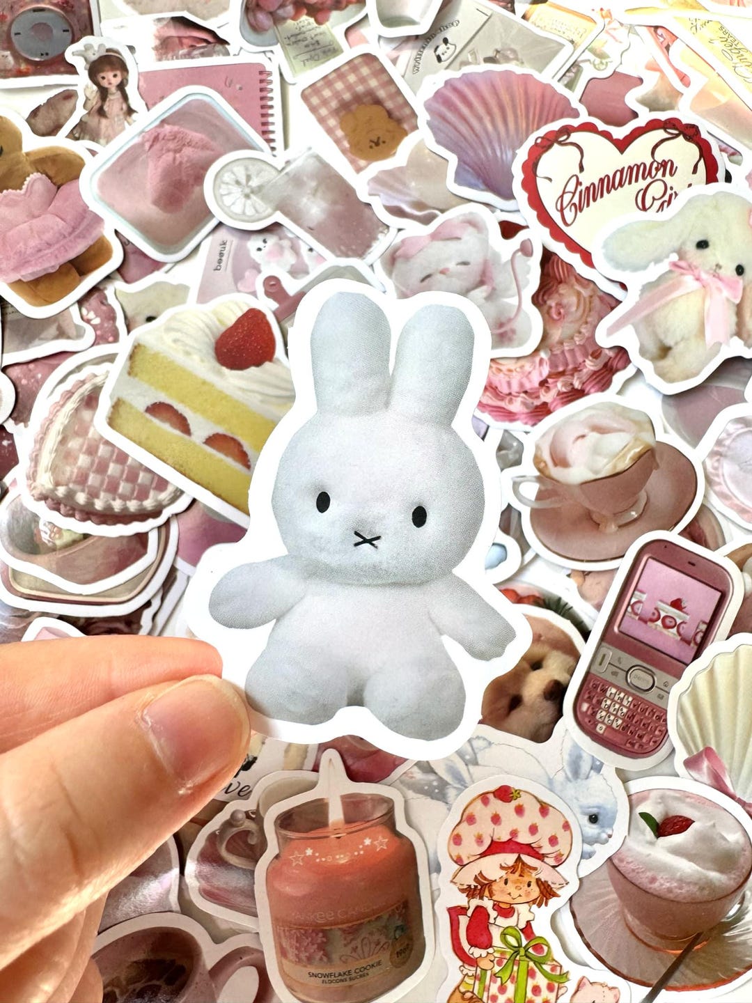 Coquette Girly Pink Aesthetic Stickers Set for Laptop, Kindle, Journal ...