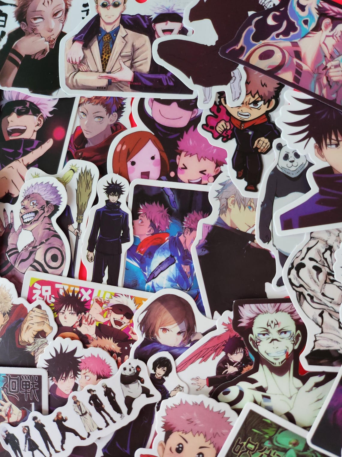 Jujutsu Kaisen Anime Stickers for Laptop, Journal, Scrapbook, Water ...