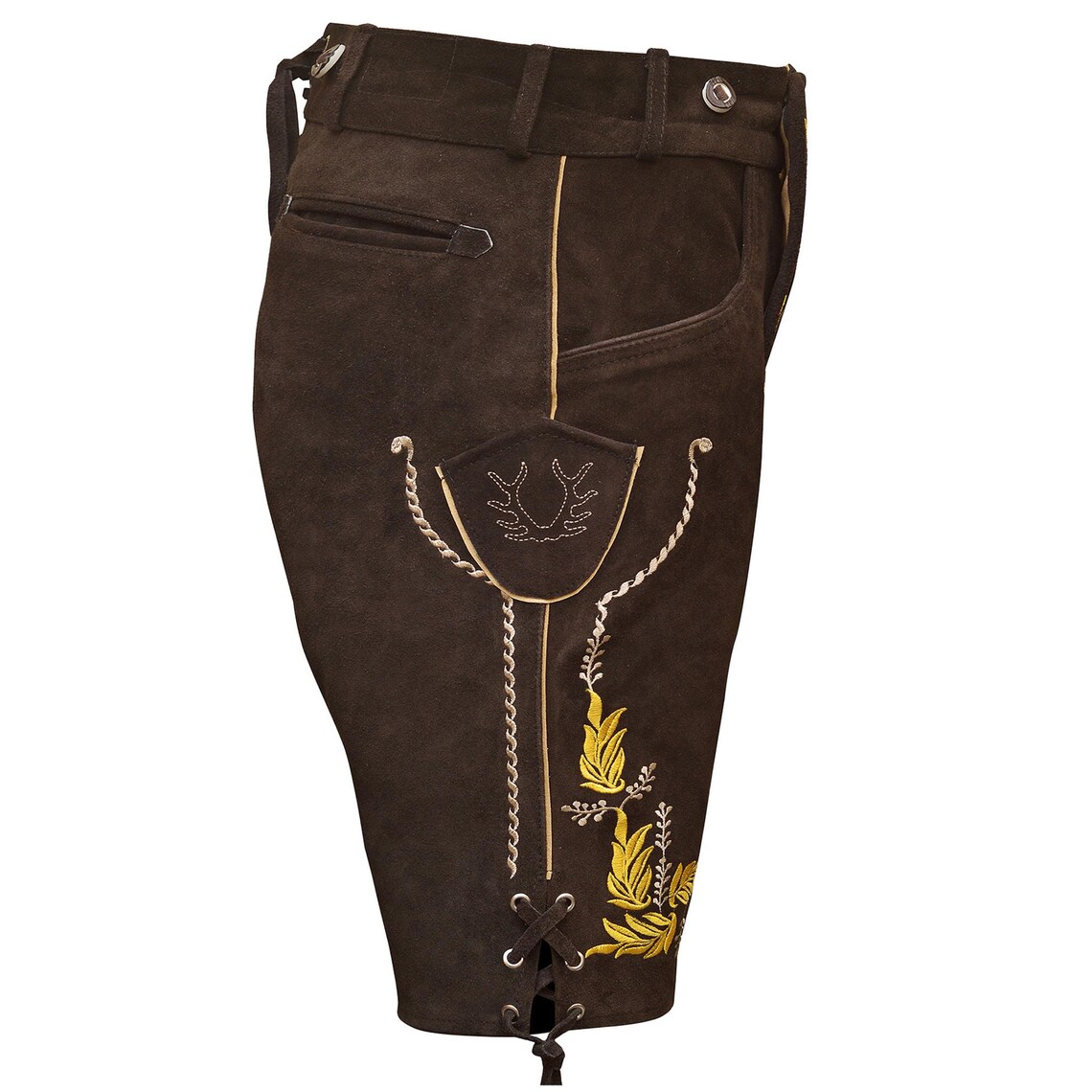 Authentic Suede Bavarian Lederhosen Porche Oktoberfest Costume ...