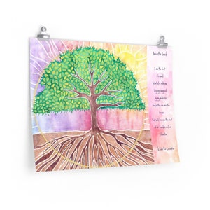 Tree of Life Poem Premium Matte Horizontal Posters - Etsy