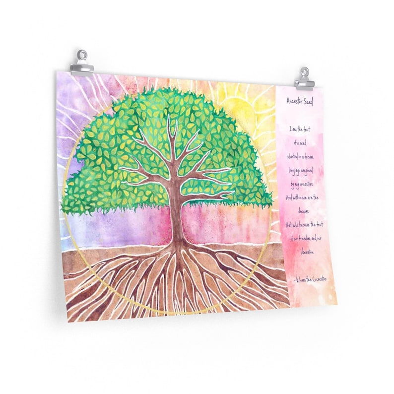 Tree of Life Poem Premium Matte Horizontal Posters - Etsy