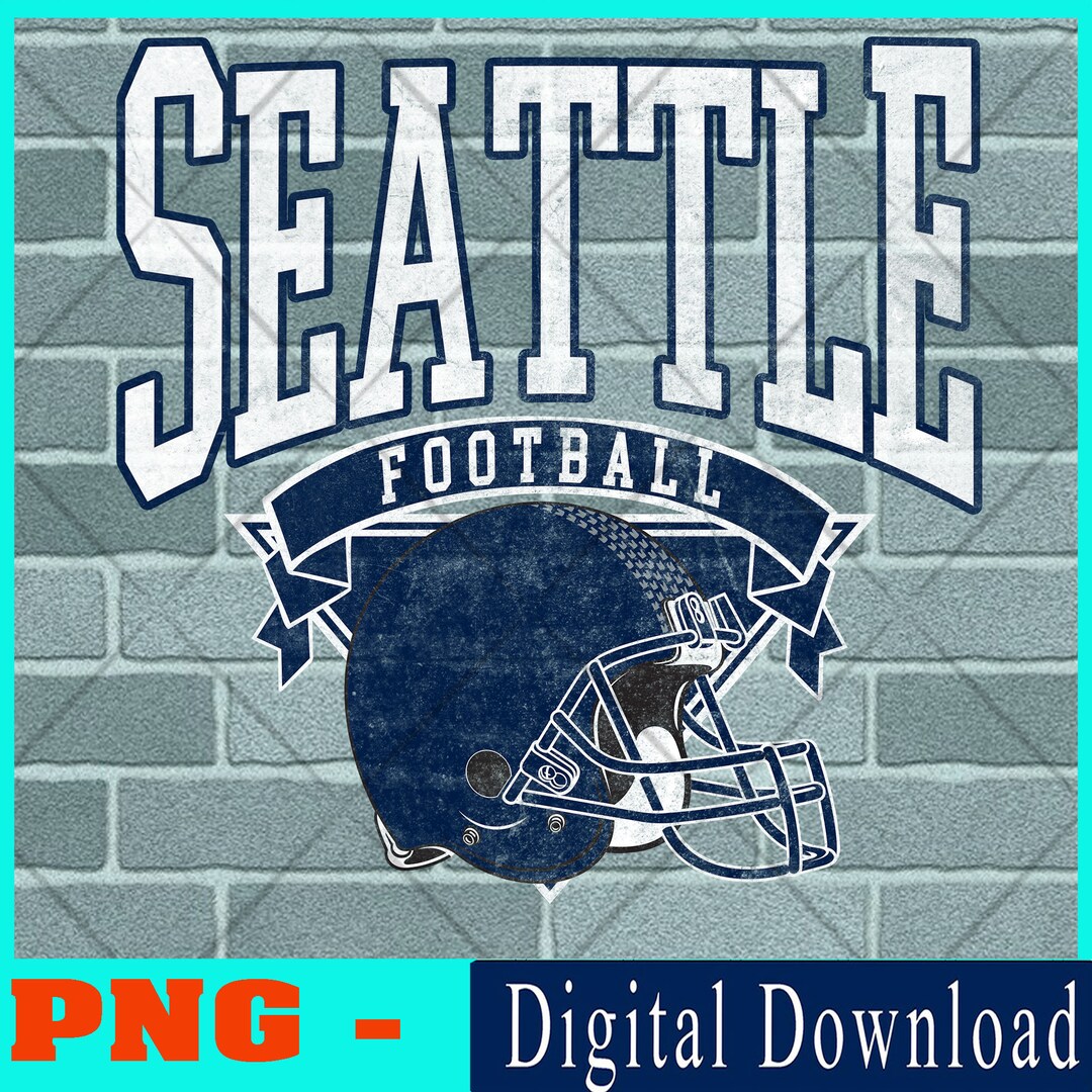 Distressed Seattle Football Png, Seattle Png, Seattle Sublimination Png ...