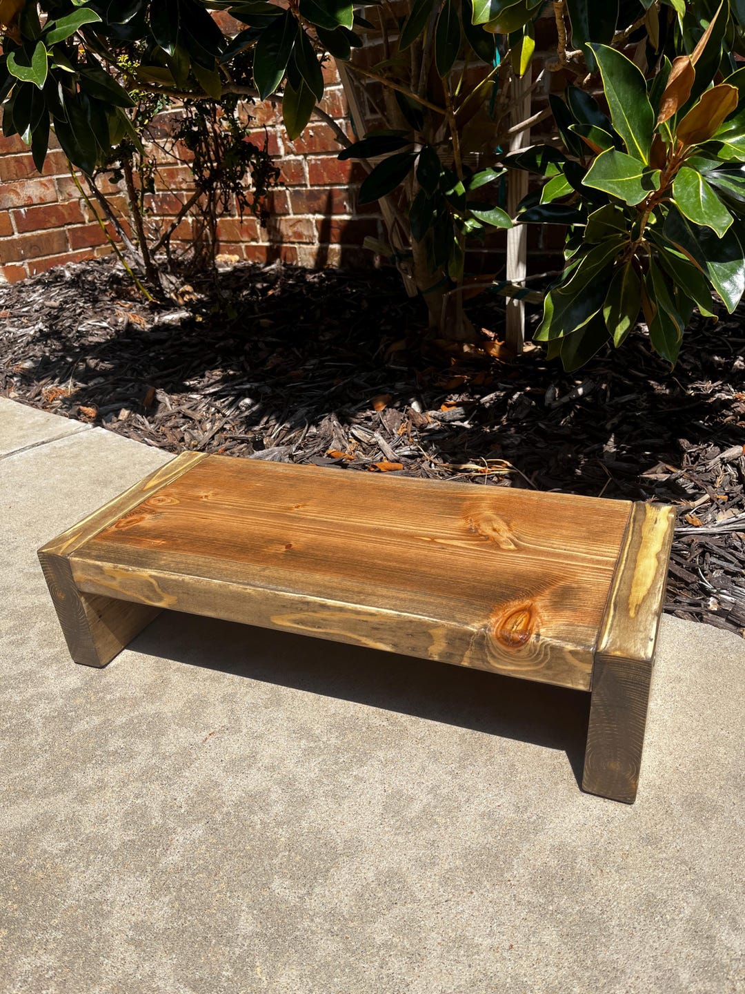 Heavy Duty Rustic Step Stool Farmhouse Kids Steps Tool Bathroom Stool ...