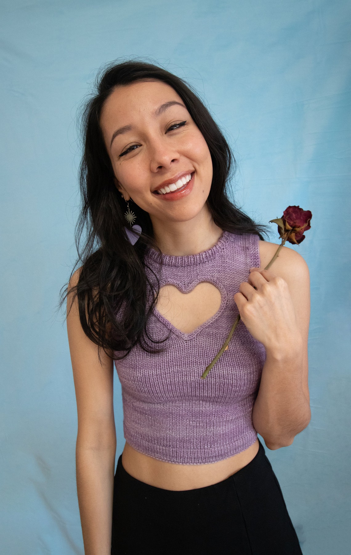 Heartless Top Knitting Pattern - Etsy