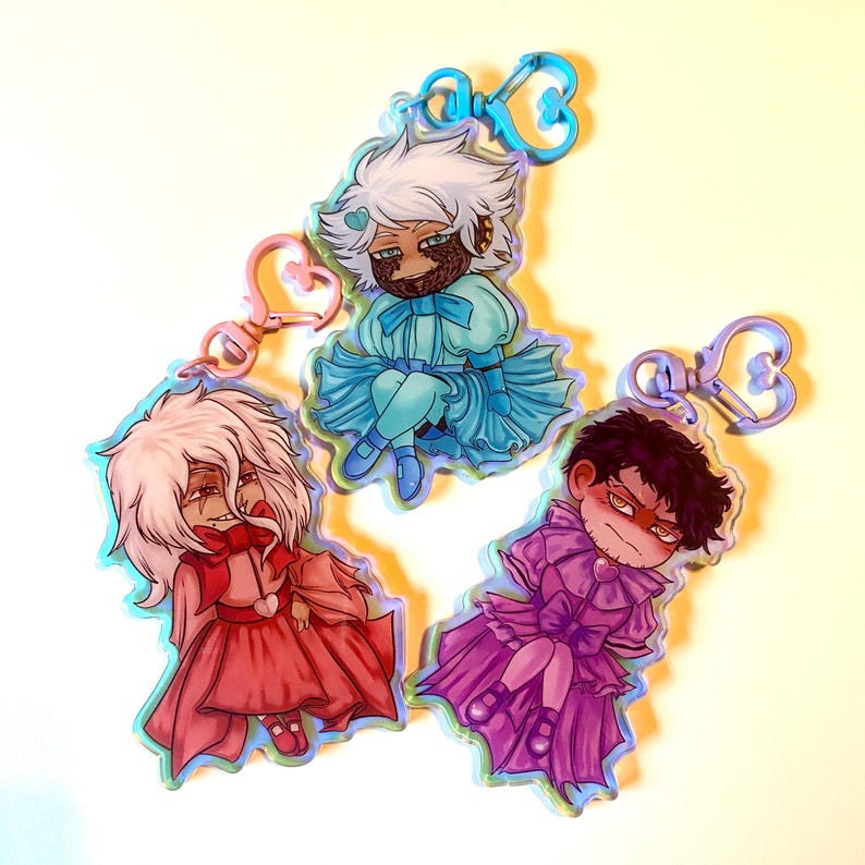 BNHA | MHA | Candy Villains Keychain Charms [pre-orders!] - Etsy