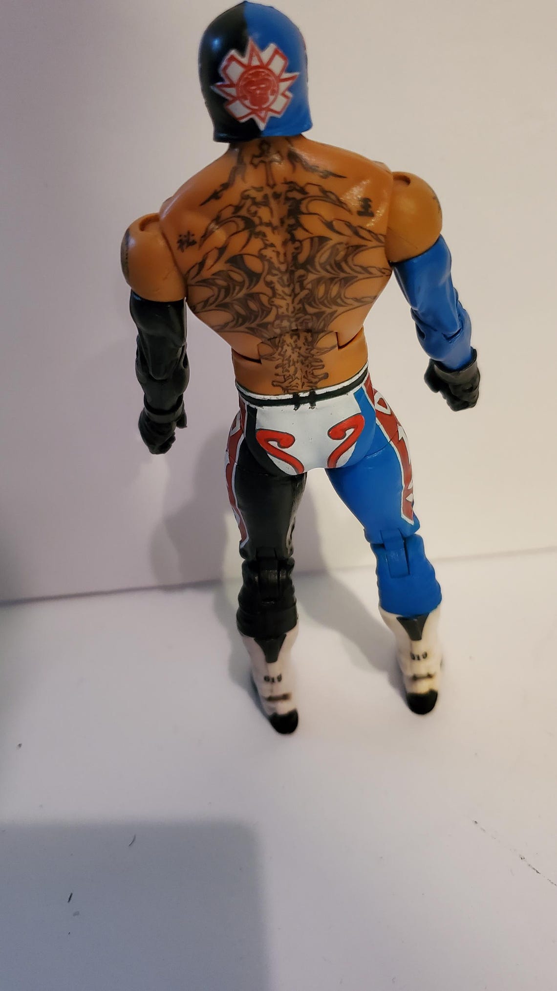 Custom Painted WWE Elite Rey Mysterio (black and Blue) - Etsy