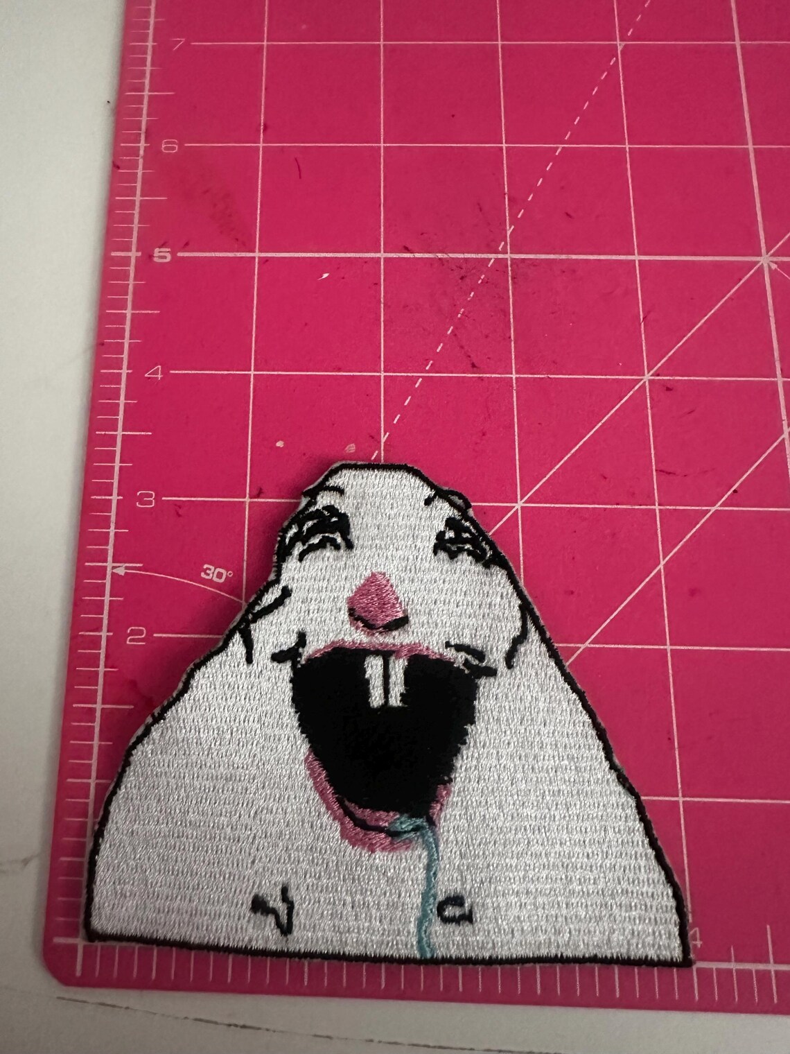 Funny Hamster Meme Embroidered Patch: Iron-on/sew-on (3.5"x4") - Etsy