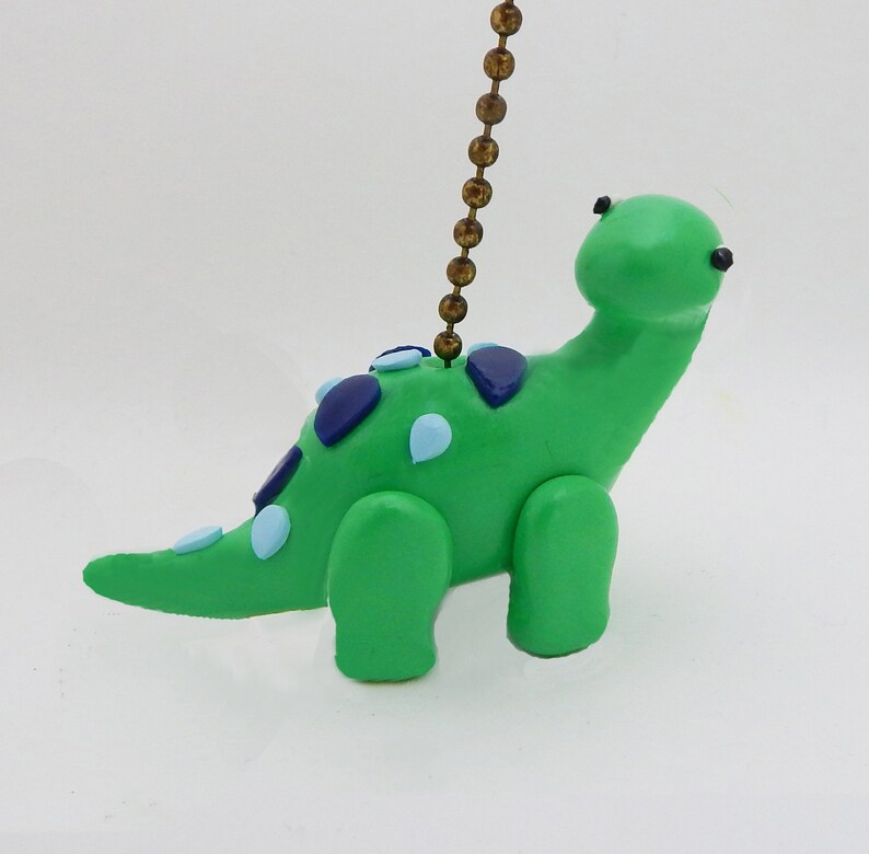 Dinosaur Ceiling Fan Pull Chain Brontosaurus Fan Pull Children's ...