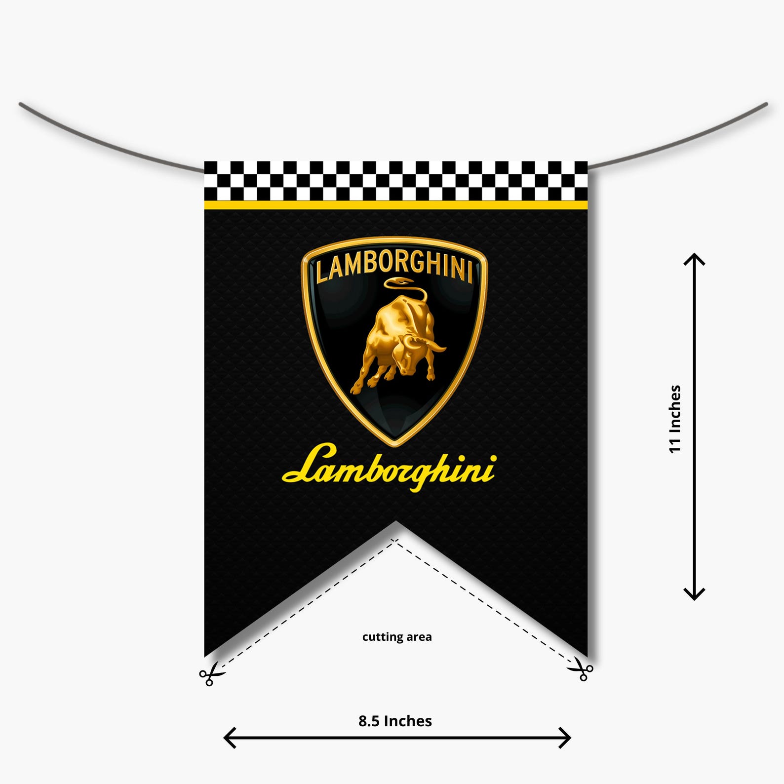 Lamborghini Banner Flag | Lamborghini Banner Printable, Editable ...