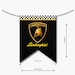 Lamborghini Banner Flag | Lamborghini Banner Printable, Editable ...